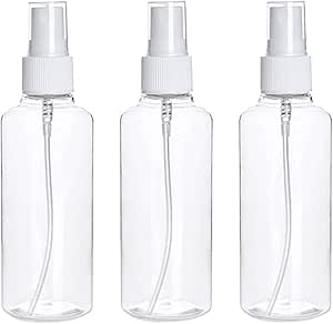 Amazon.com: ccHuDE 4 Pcs 100ml Small Empty Plastic Spray Bottles Fine Mist Sprayer Bottles ...