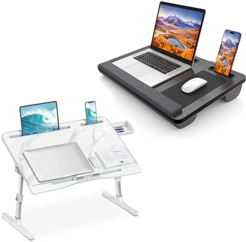 Amazon.com: HETTHI Home Office Lap Desks, Portable Laptop Desk for ...