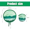 Amazon.com: Hagsfire 4 Pcs Round Foldable Hand Fans, 4 Styles Handheld ...