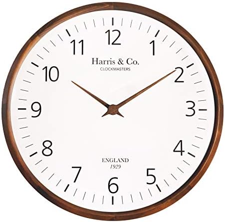 Amazon.com: HARRIS & CO. CLOCKMASTERS ( 13 inch Premium Luxury Wooden ...