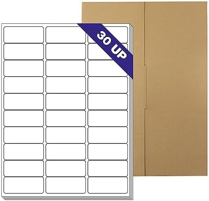 Amazon.com: Shipping Address Labels 1x2-5/8 Return Address Labels ...