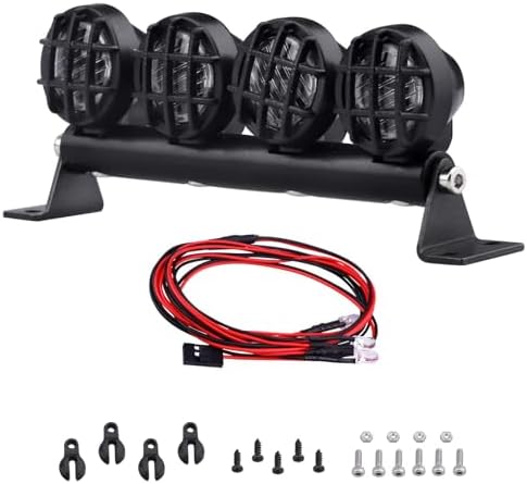 Amazon.com: Hobbyfire RC Car LED Light Bar 4 Led Lights Roof Lamp ...