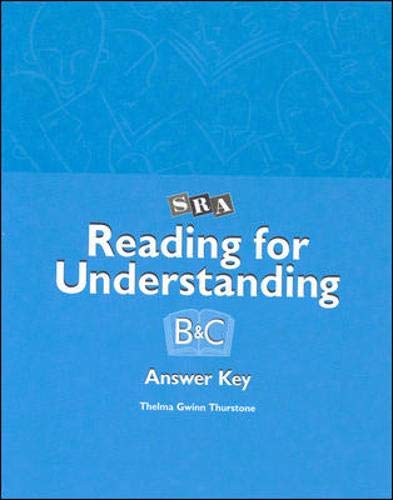 Reading for Understanding - Answer Key Booklet for Levels B & C ...