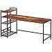 HOMIDEC Writing Computer Desk, Office Work Desk with Bookshelf, 63 Inch ...