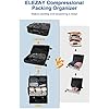 Amazon.com: ELEZAY Hanging Packing Cubes Portable Closet 3-Shelf Travel ...