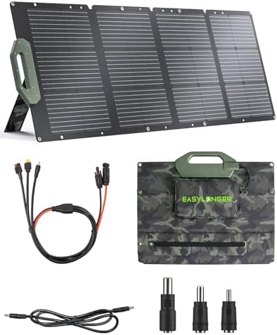 Amazon.com : EASYLONGER 110W Foldable Solar Panel ESP110, Portable ...