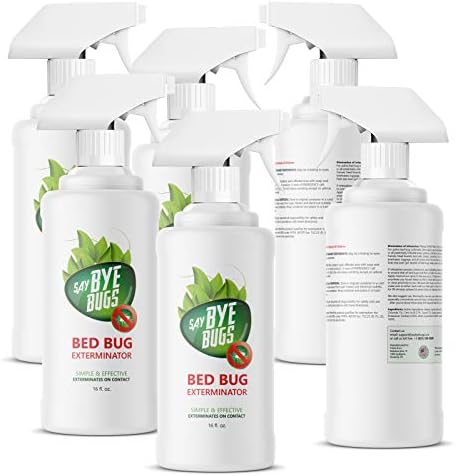 Amazon.com: Bed Bug Spray for Getting Rid of Bed Bugs Permanently. Say ...