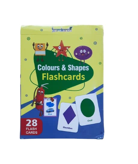 AASHISH Book DISTRIBUTORS and Publishers Colour&Shapes Flash Cards for ...