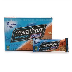 Amazon.com : Marathon Bars Energy Peanut Butter Singles, 1.94oz Bars ...