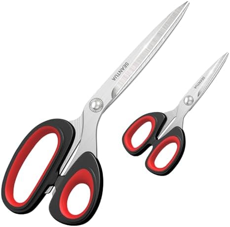 Fabric Scissors, 9" Sewing Scissors/ 5" Small Scissors, Craft Scissors ...