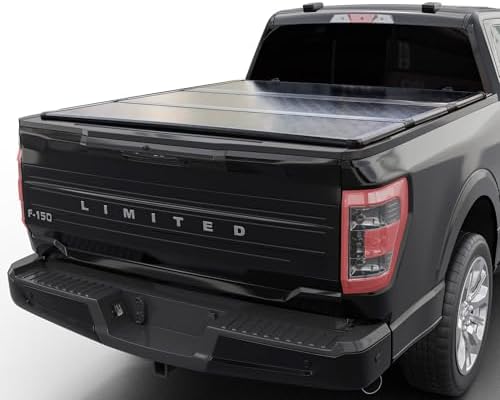 Amazon.com: Calffree Hard Folding Truck Bed Tonneau Cover|CFHT-032 ...