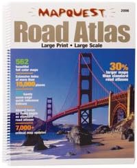 Amazon.com: 2006 MAPQUEST LARGE PRINT ROAD ATLAS : Home & Kitchen