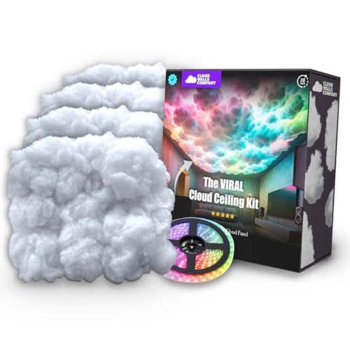 Amazon.com: Cloud Light Ceiling Panels & LED Lights – Peel-and-Stick ...