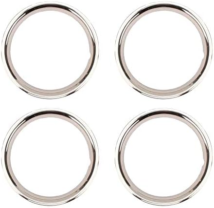 Amazon.com: Speedway Motors Stainless Steel Beauty Rings for 15 Inch GM ...
