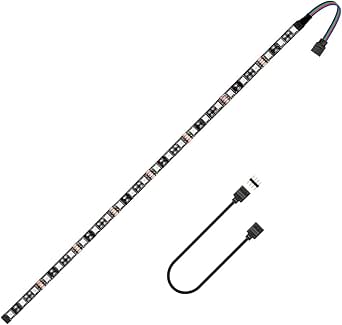 Amazon.com: Vrabocry LED RGB PC Light Strip 1PCs 19.7in RGB LED Strip ...