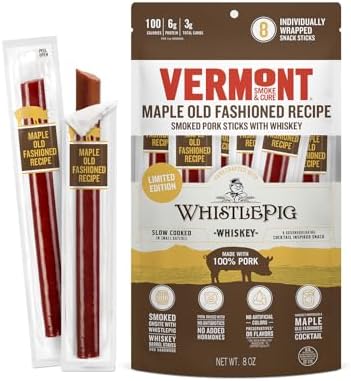 Amazon.com: Vermont Smoke & Cure Meat Sticks - Maple Old Fashioned ...