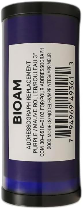 BIOAM COM-30-0518-0103 Ink Roller for Addressograph 2000 : Amazon.ca ...