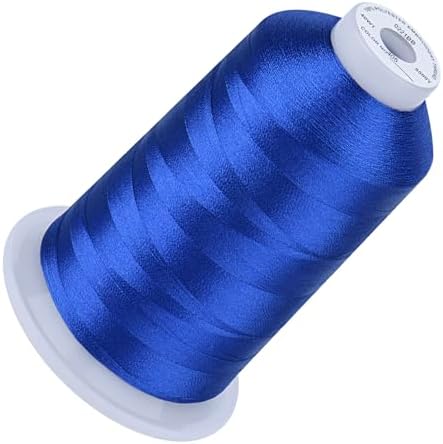 Amazon.com: Simthread Embroidery Thread 5500 Yards Electic Blue 420 ...