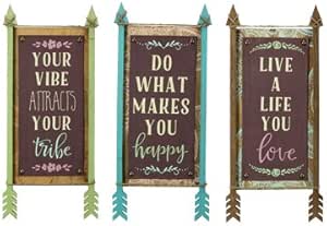 Amazon.com: Assorted Wood Arrow Wall Signs - Set of 3 : Home & Kitchen