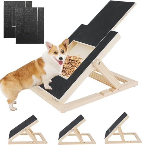 Welloff Scratch Square for Dogs with Treat Box, Dog Scratch Pad for ...