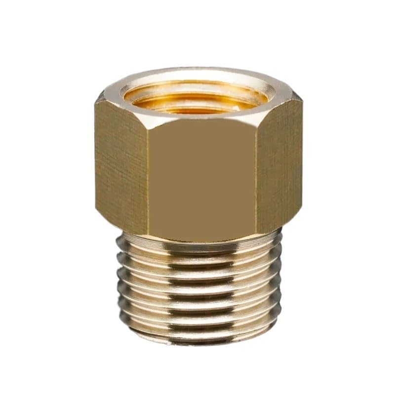 Amazon.com: Idomin M14 M16 Metric Female to Male Thread Brass Pipe ...