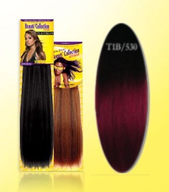 Amazon.com : Beauti Collection Human Hair Weave -Yaki Weave 10" - T1B ...