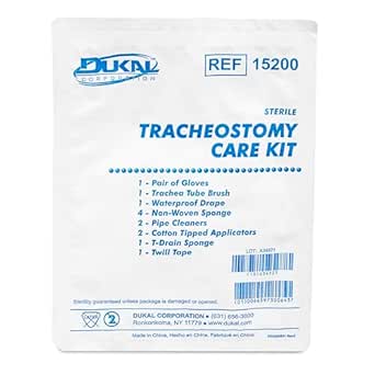 DUKAL 15200 Trach Care Kit, Sterile : Amazon.co.uk: Health & Personal Care