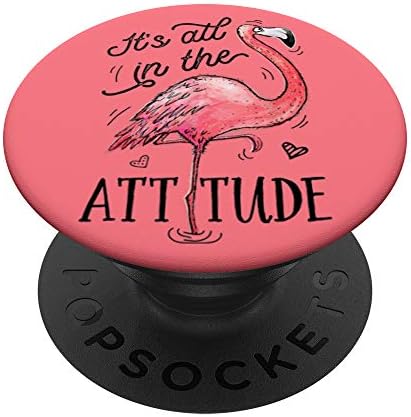 Amazon.com: Cute Pink Flamingo Pop Socket Photo PopSockets PopGrip ...