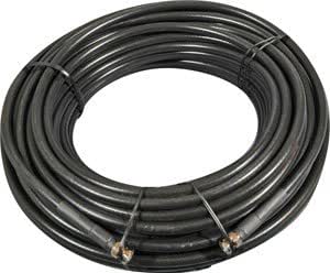 Amazon.com: RG-213/U 50 Omh Low-Loss Coaxial Cable 75ft Black ...