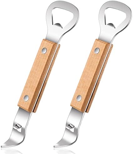 Amazon.com: Bottle Punch Can Opener Stainless Steel Beer Bottle Opener ...