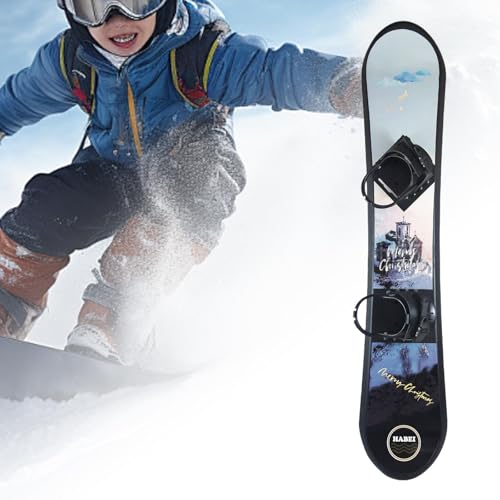 Amagogo Kids Snowboard Ski Board Snow Sled with Binders for Winter ...