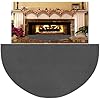 Amazon.com: 63″x37″ Extra Large Half Round Fireproof Fireplace Mat ...