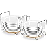 Amazon.com - Piconico Plate Holder for Kitchen Drawers - Bamboo Dish ...