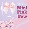 Amazon.com: Gootaimi 100 Pcs Pink Bows, 1 Inch Mini Bows for Crafts ...