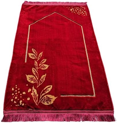 Amazon.com: Prayer Mat Best Islamic Gifts | Muslim Praying Rug | Plush ...