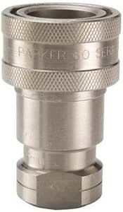 Parker Sh2-62-t6 Acoplador hidráulico 9/16 pulgadas : Amazon.com.mx ...
