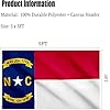 Amazon.com : North Carolina State Flag 3x5 Double Sided Outdoor NC ...