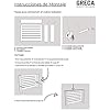 Greca Cache radiateur. Largeur : 124 cm. Finition laquée Blanc Mat ...