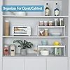 Amazon.com: Set of 2 Expandable Kitchen Cabinet Shelves Organizers ...