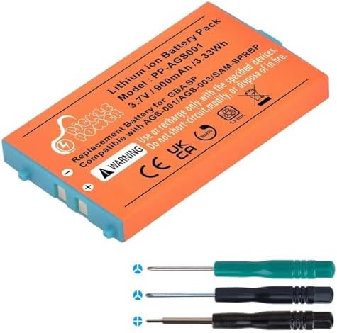 3.7V 850mAh Rechargeable Lithium Ion Battery Replacement with ...