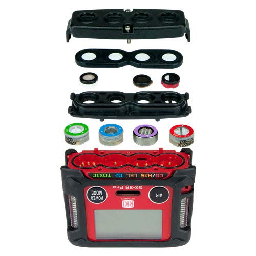 GX-3R Pro, 5 Gas, LEL / O2 / Combo H2S & CO / SO2 100 ppm with Li-Ion ...