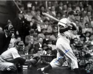Duke Snider Autographed/Hand Signed Brooklyn Dodgers B&W Batting 16x20 ...