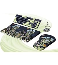 Amazon.com : Ospelelf Keyboard Wrist Rest Pad Comfy Ergonomic Keyboard ...