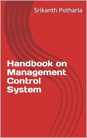 Amazon.co.jp: Handbook on Management Control System (English Edition) 電子書籍: Potharla , Srikanth : 洋書
