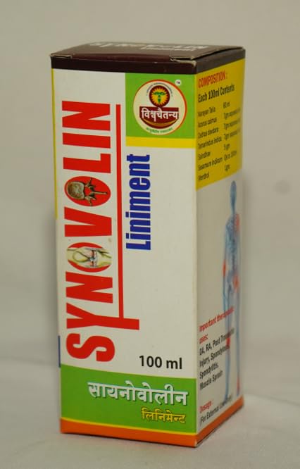 Synovolin Liniment In OA,RA,post Traumatic injury Spondilitis,Muscle ...