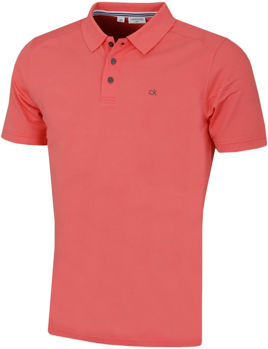 Calvin Klein Mens Campus Polo Shirt - Peach - L : Buy Online at Best ...