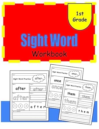 1st Grade Sight Word Practice Workbook: B., Ms.: 9798397681179: Amazon ...