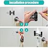 2 Pack Swing Bar Lock Swing Bar Door Lock Front Door Locks for Kids ...