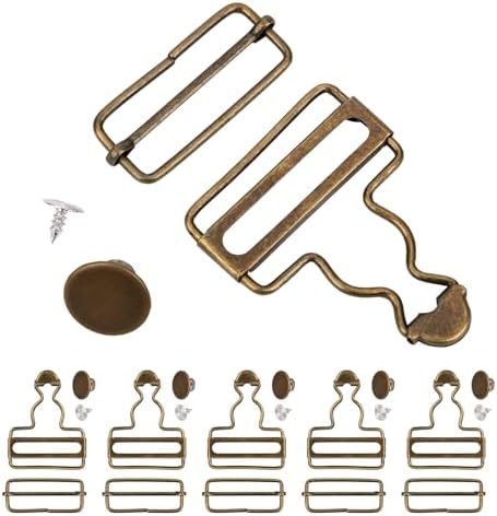 Amazon.com: 6 Sets Overall Buckles, 1-1/2" Overall Clips Replacement ...