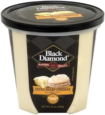 Amazon.com: Black Diamond Extra Sharp Cheddar Spread, 24 Oz. (902-00077 ...